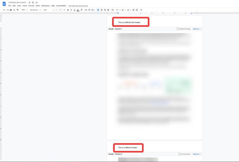 Google Docs: How to add headers and footers to your documents