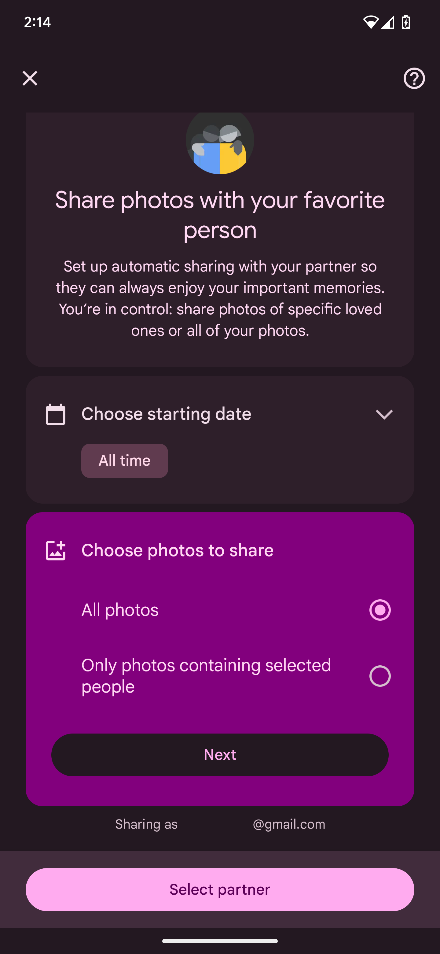 Material You seeps deeper into Google Photos with Partner Sharing