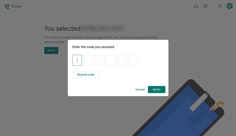 How to change your Google Voice number