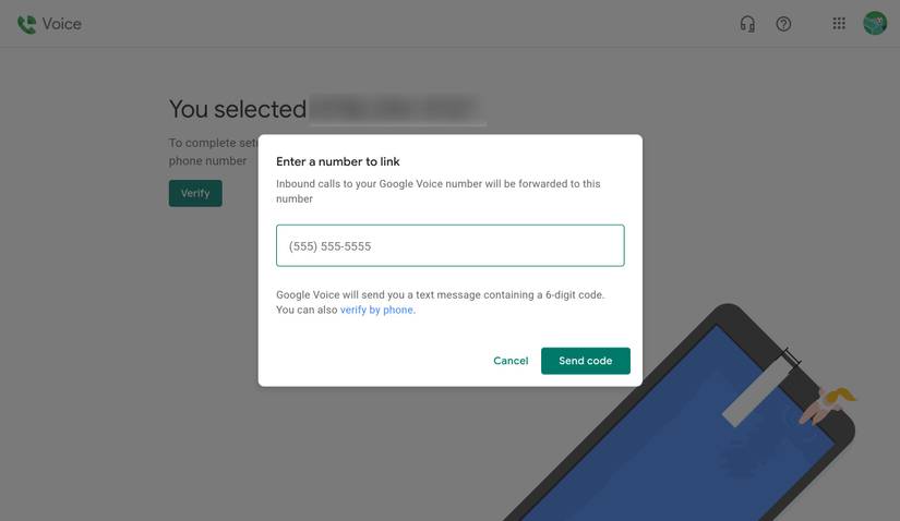 How to change your Google Voice number