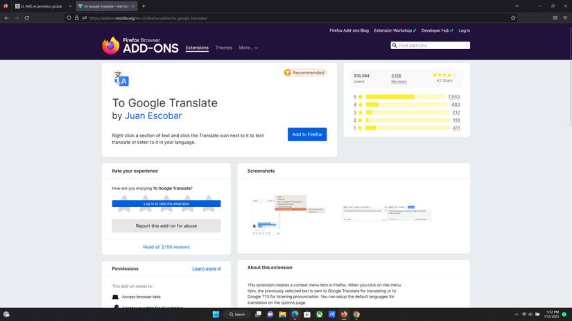 How to translate a website, webpage, or document on most browsers