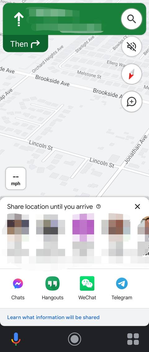How to share your real-time Google Maps location and directions