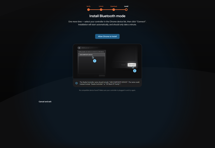 How to upgrade your Stadia Controller to the new Bluetooth mode