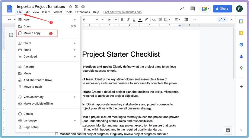How to create and use templates in Google Docs