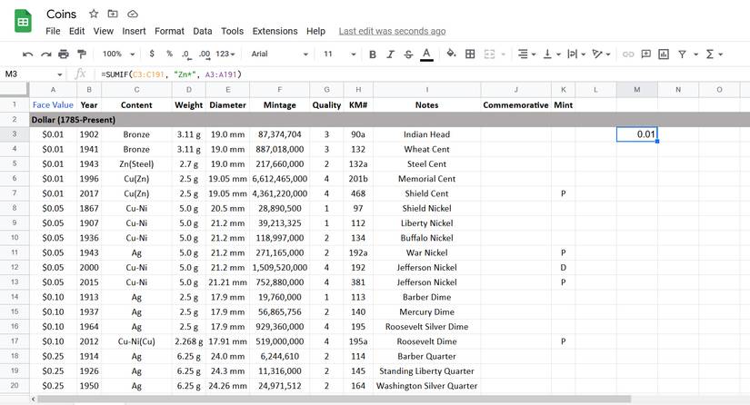 How to use Google Sheets' SUMIF function