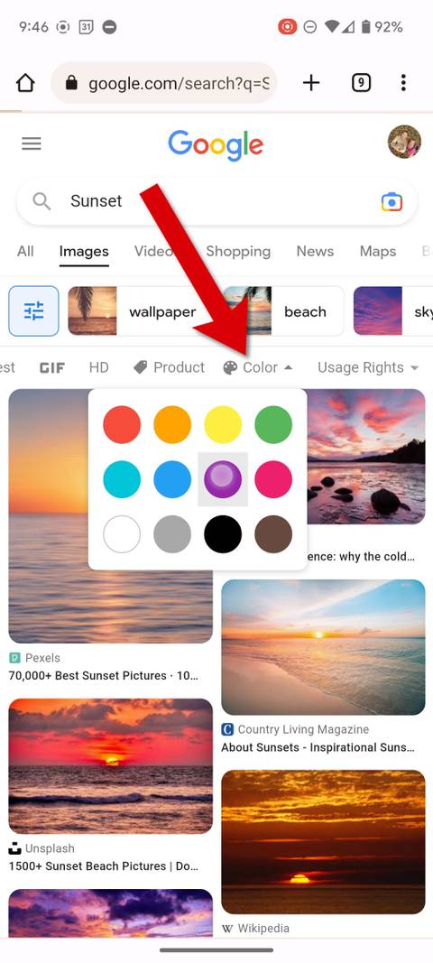 How to download images from Google