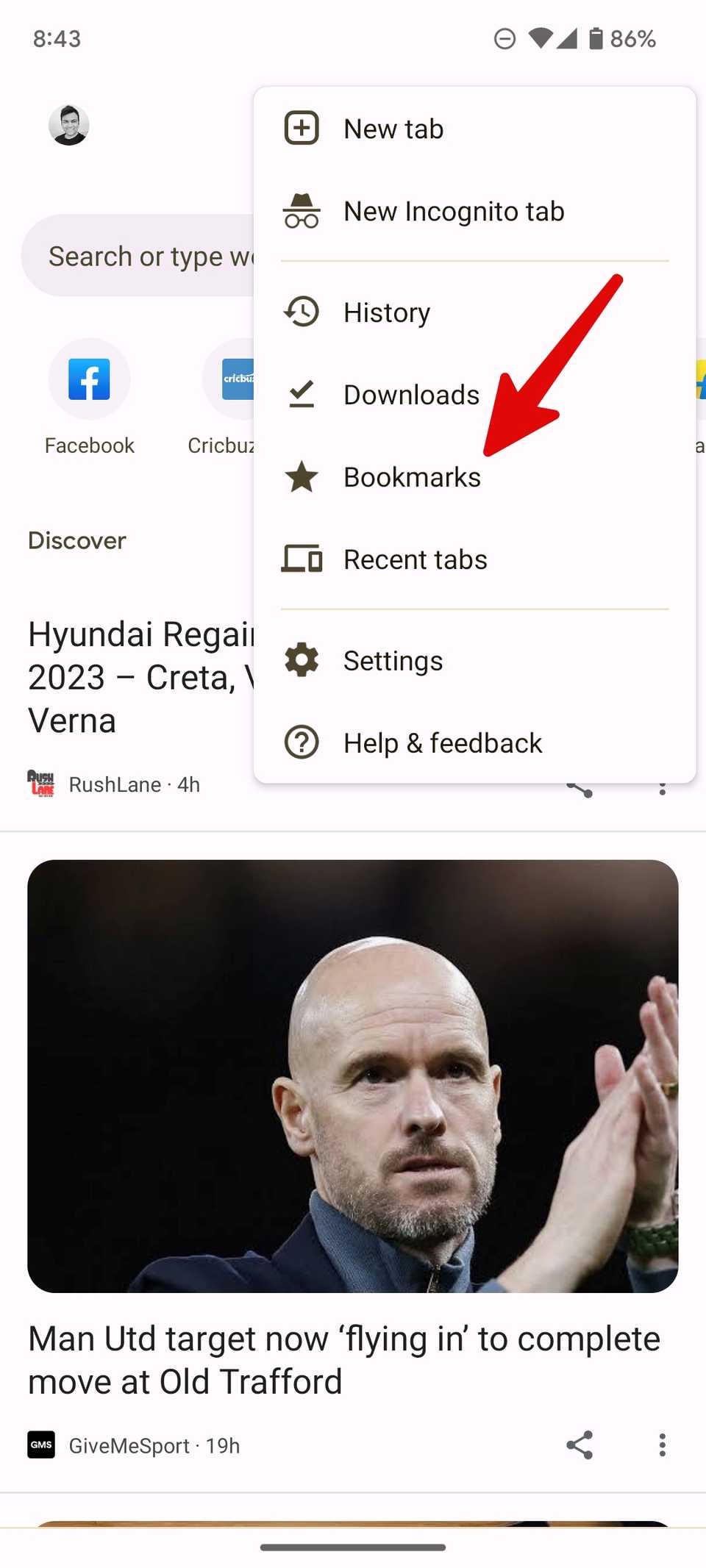 How to share and export bookmarks from Google Chrome