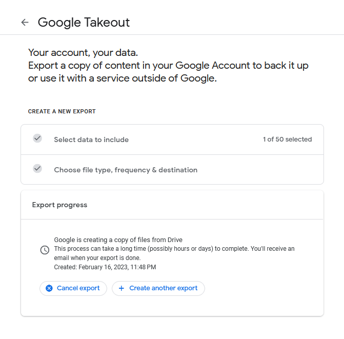 How to use Google Takeout to migrate your data out of Google Workspace