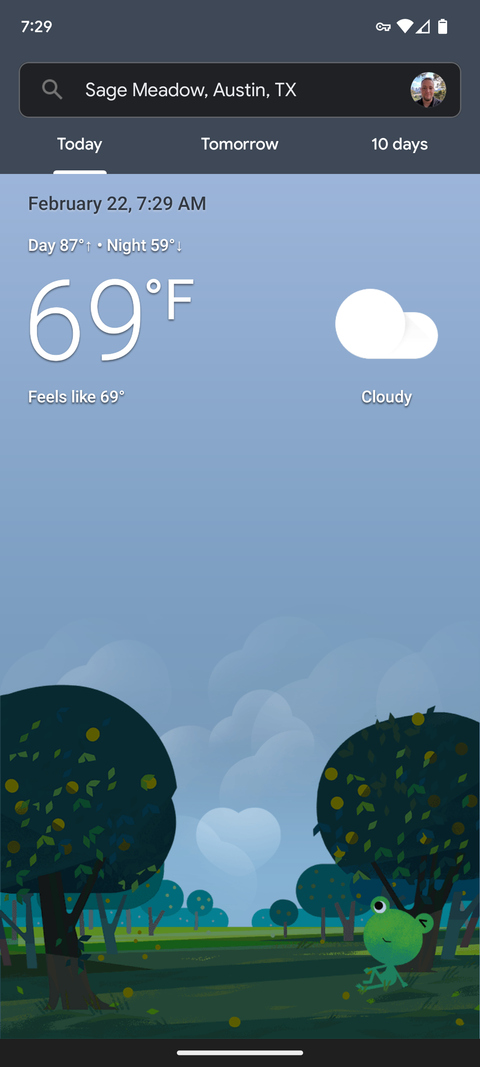 Google Weather finally gets a dark theme, but the forecast is still ...