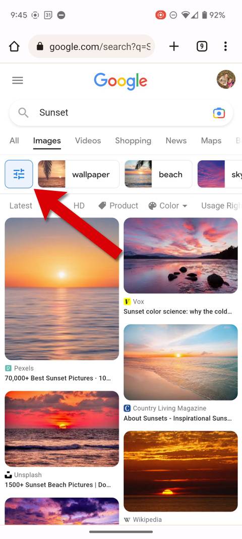 How to download images from Google
