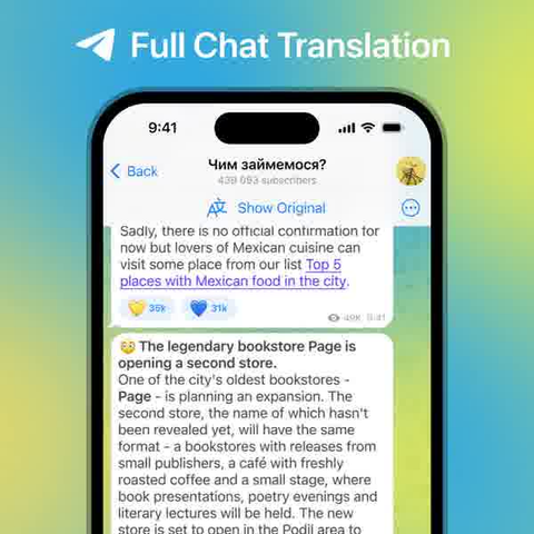 Latest Telegram update makes translating entire chats as simple as a tap