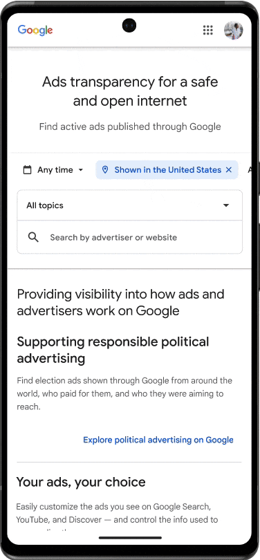Google’s new Ads Transparency Center makes it easier to investigate ads