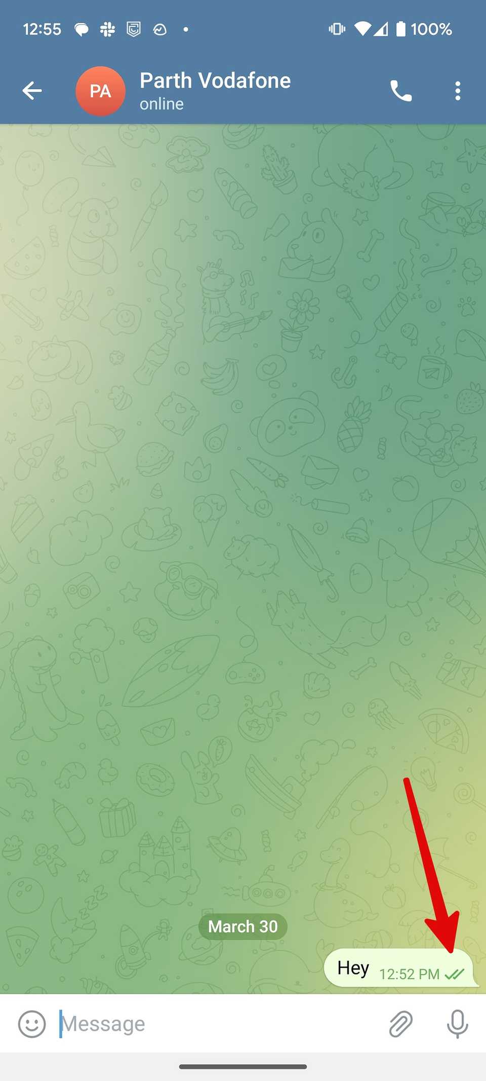 How to see if someone actually read your text