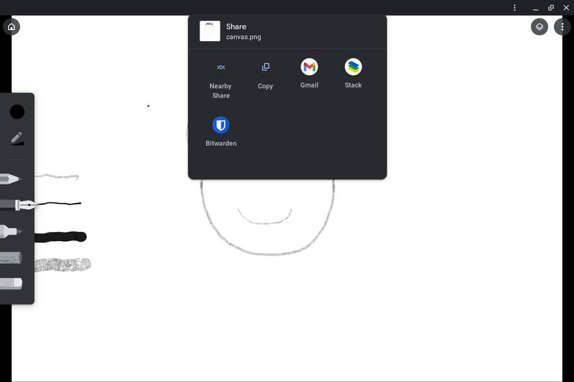 How to use Google's Chrome Canvas drawing app