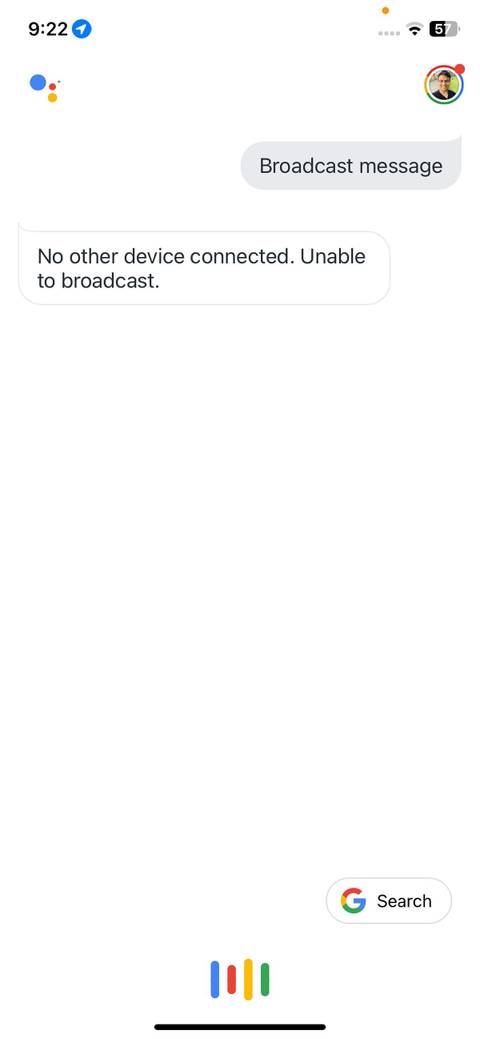 How to broadcast messages on a Google Nest smart speaker or display