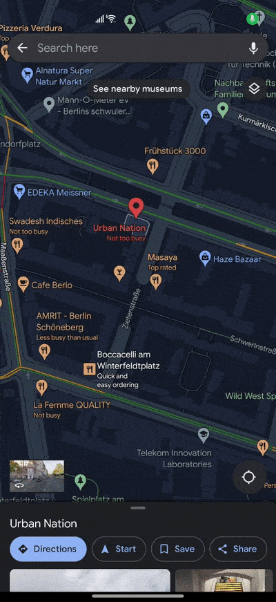 Google Maps has a handy new indicator when you’re exploring around a pin