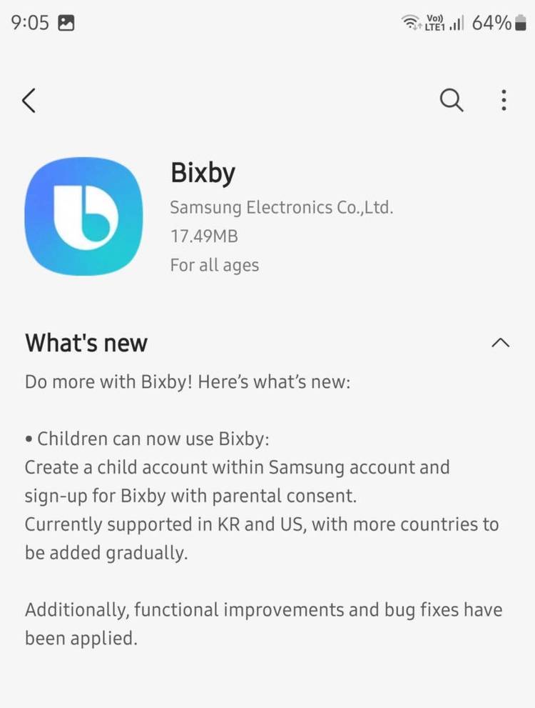 Samsung Bixby is coming for your children