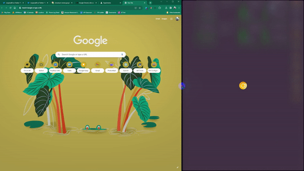 Google Chrome is testing a new single-row layout for shortcuts on desktop