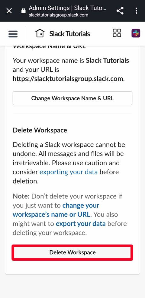How to add or remove a Slack workspace