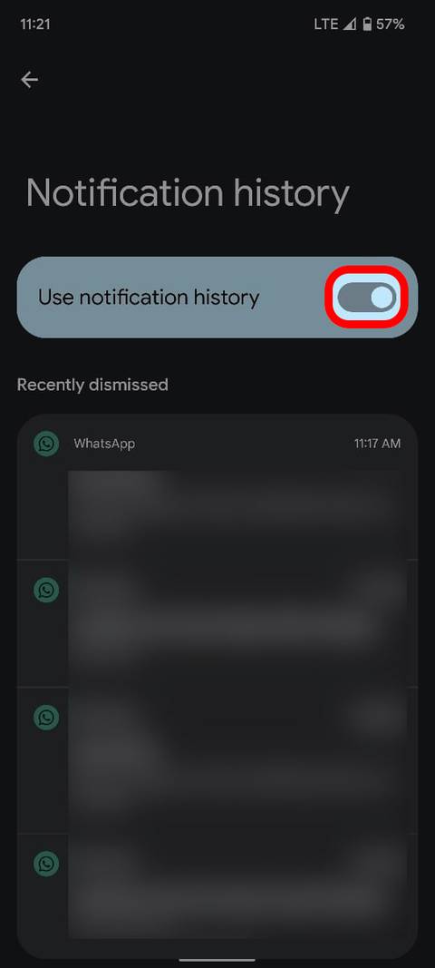How to check your notification history on your Android phone
