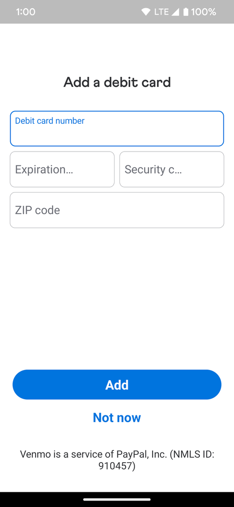 How to create a Venmo account