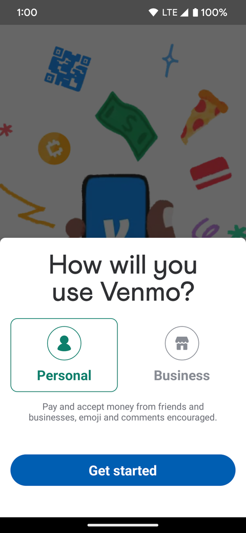 How to create a Venmo account