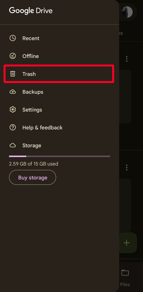 How to delete and restore files in Google Drive