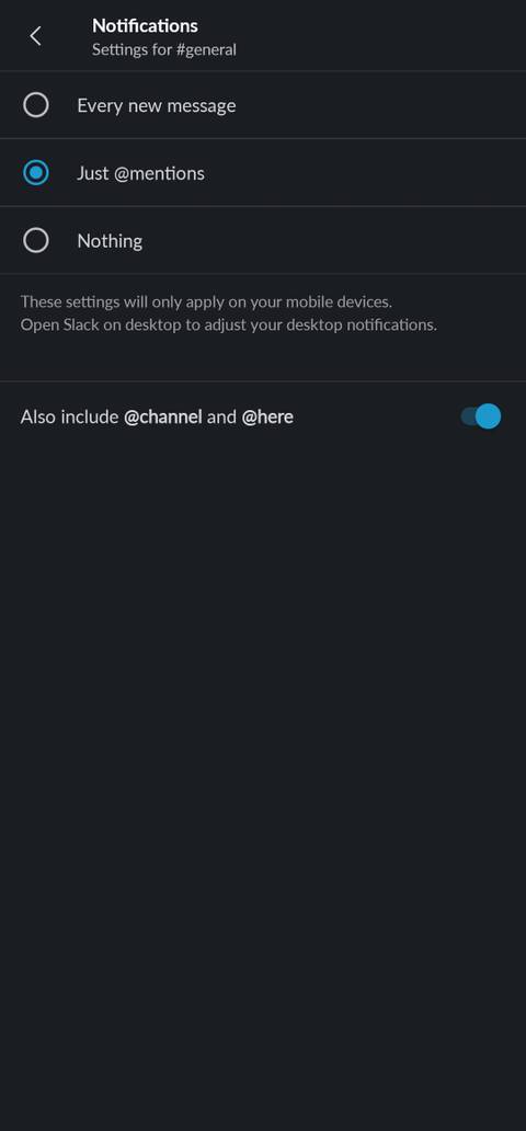 Slack: How to mute channels