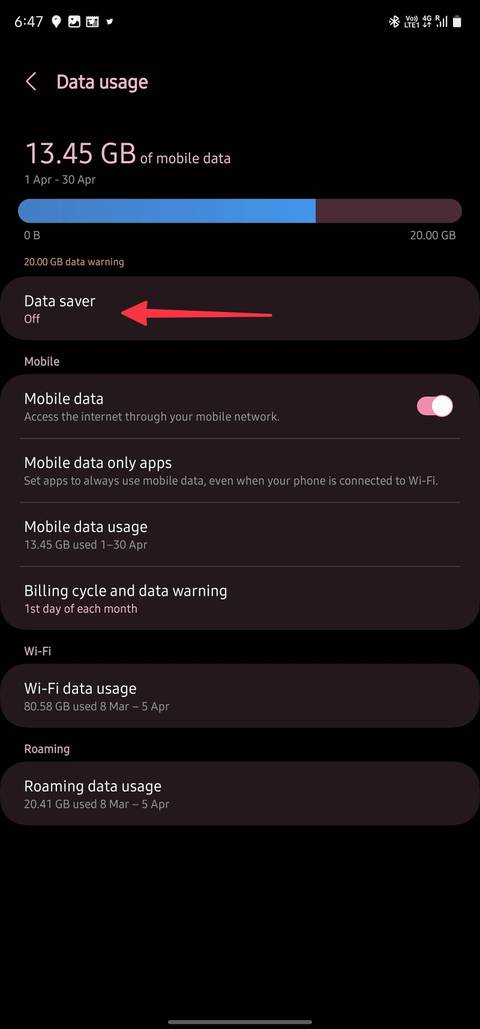 How to set up Android's Data Saver mode