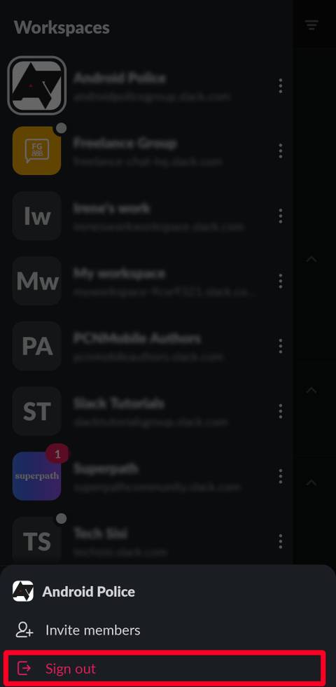 How to add or remove a Slack workspace