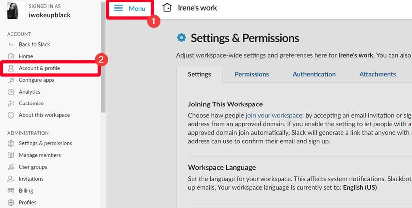 How to add or remove a Slack workspace