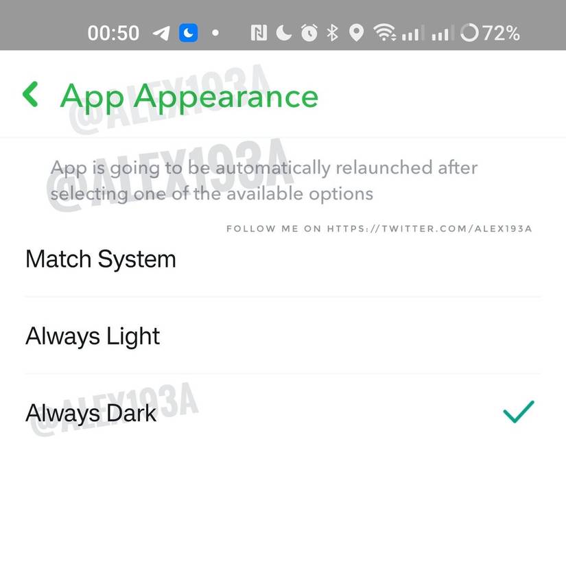 Android users may have to fork out $4 to use Snapchat's dark mode