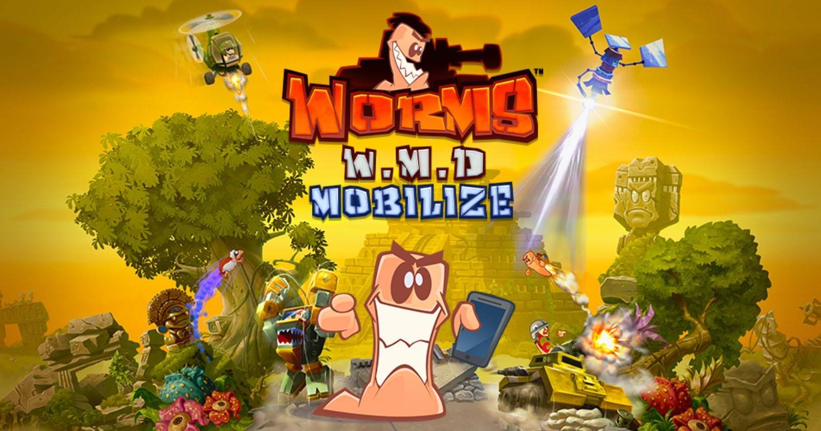 Worms W.M.D finally brings its explosive turn-based strategy to Android