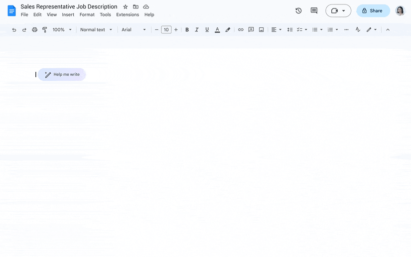 Google Docs is letting a whole lot more of us play with its generative ...