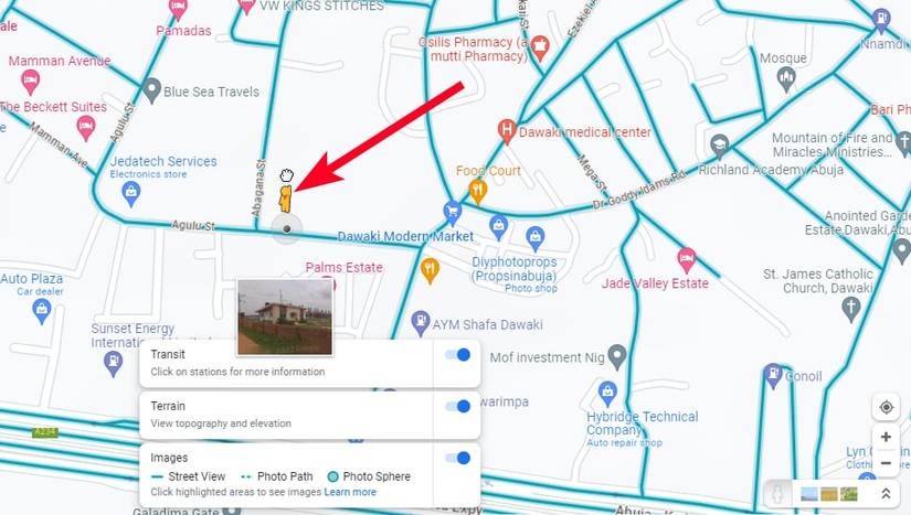 How to access Street View in Google Maps