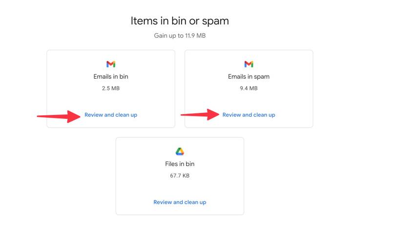 Free your Google Drive storage space