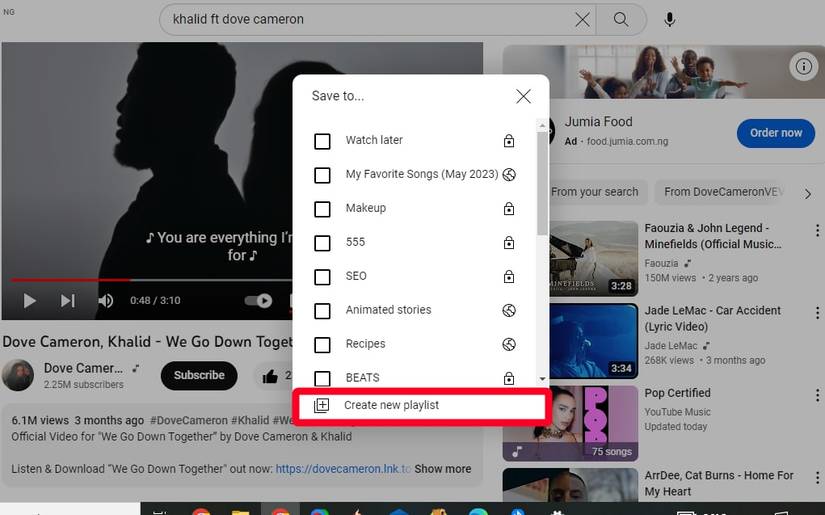 YouTube: How to create a playlist on your browser or in the app