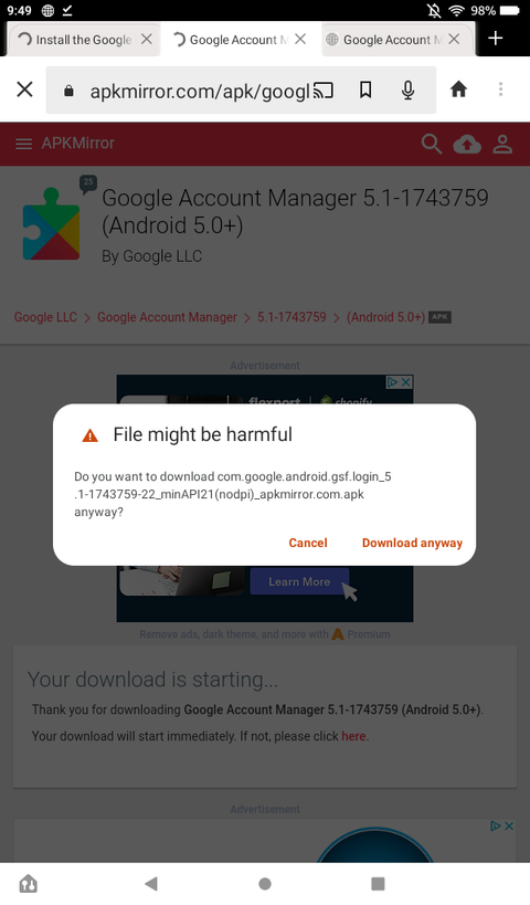 Install the Google Play Store on your Amazon Fire Tablet