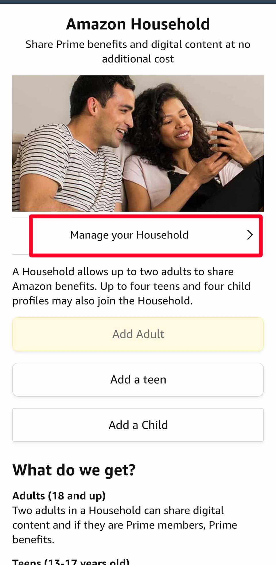 How to share your Amazon Prime account with your family or roommates