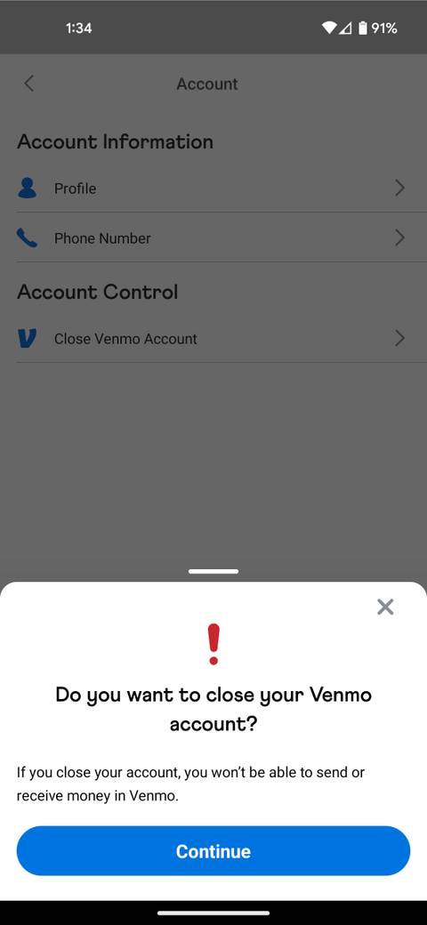 How to delete your Venmo account
