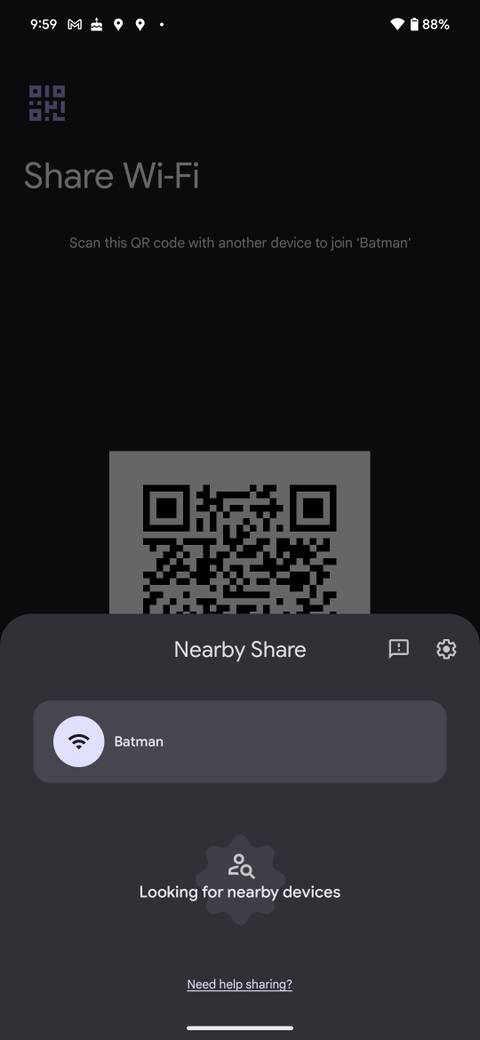 How to share the Wi-Fi network password on your Android phone