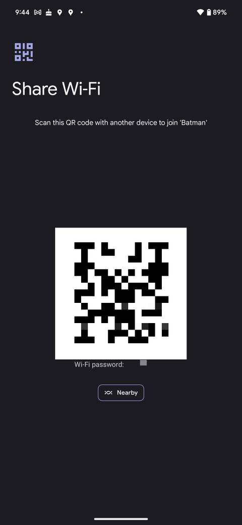 How to share the Wi-Fi network password on your Android phone