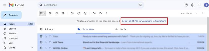 Gmail: How to mark all messages as read
