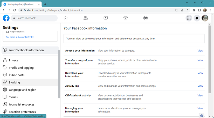 How to block and unblock Facebook users on your account
