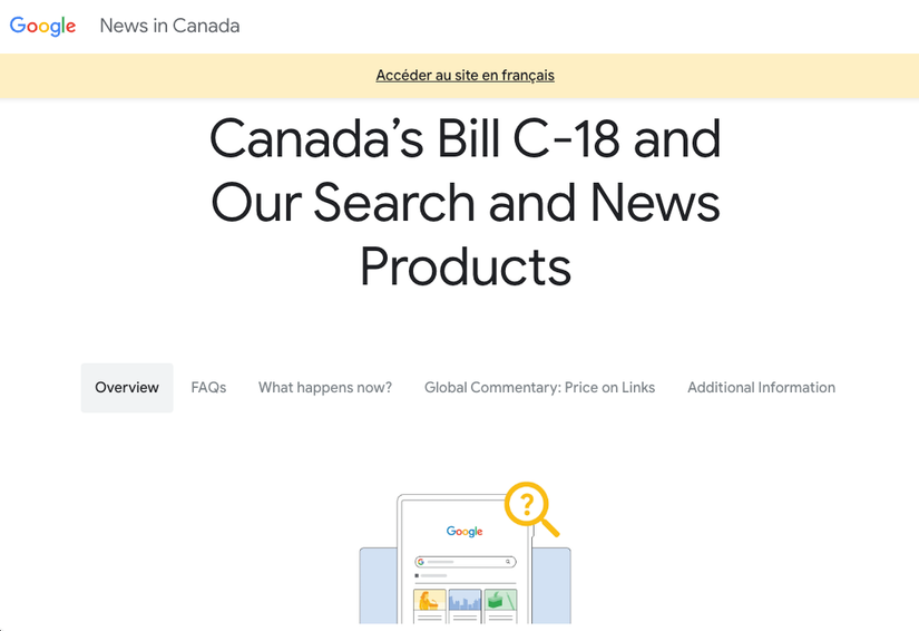 Canada’s ‘link tax’ law could break how the web works, says Google