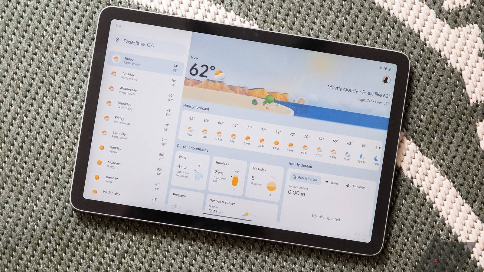 This is what Google’s new weather app looks like on phones