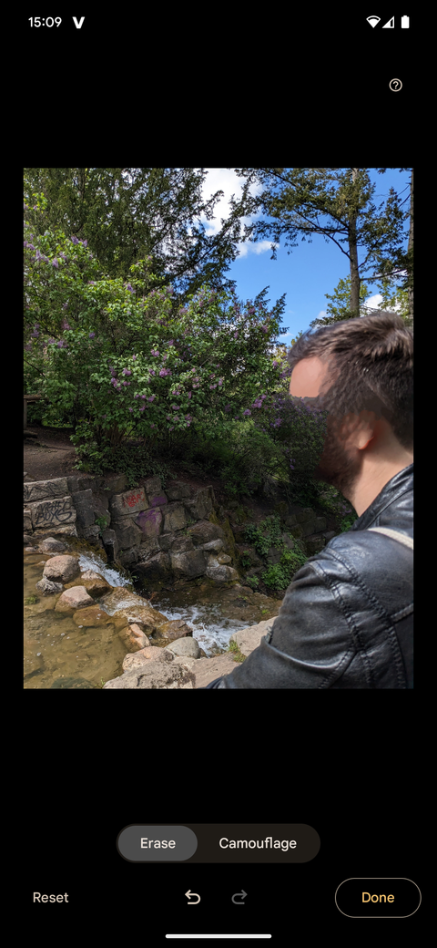 Don't use Magic Eraser to blur your face