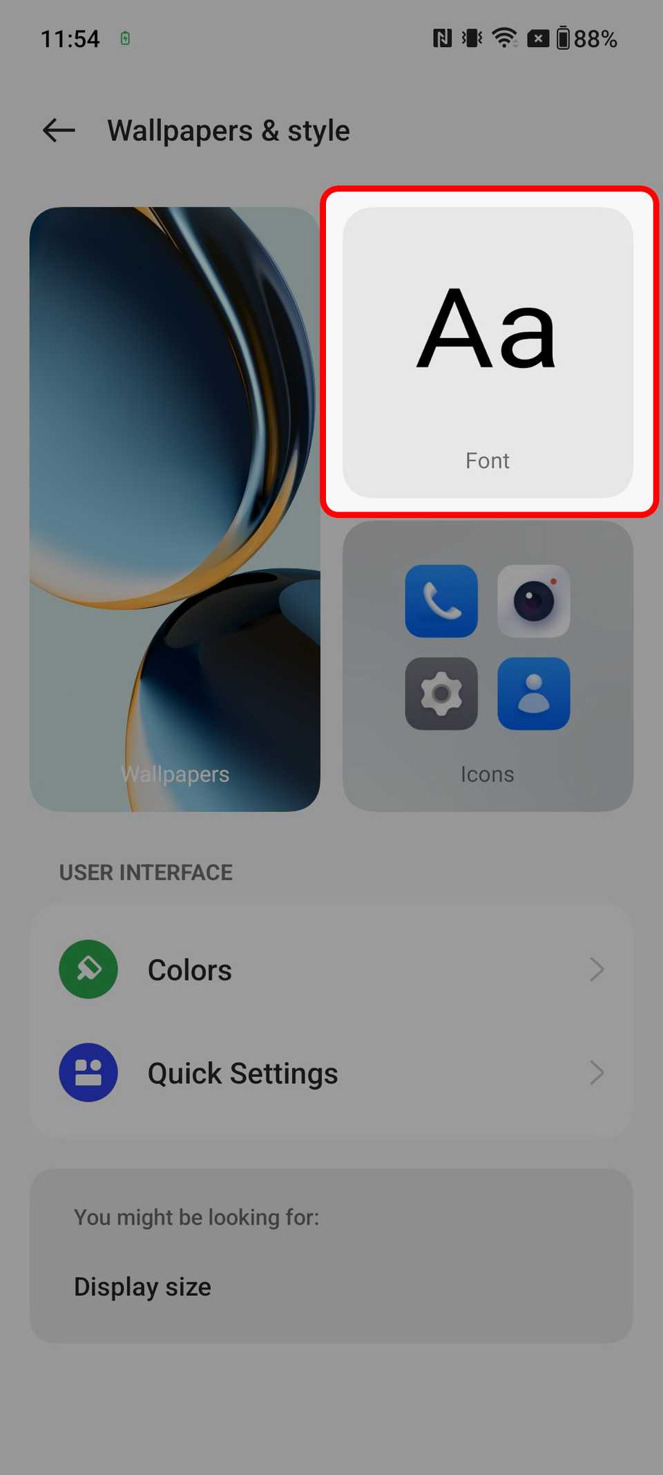 How to change the font style on your Android phone
