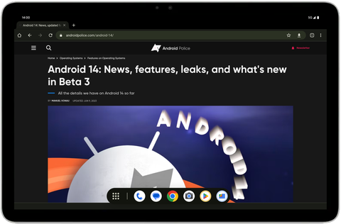 Android 14 may let you bring back the old taskbar on the Pixel Tablet ...