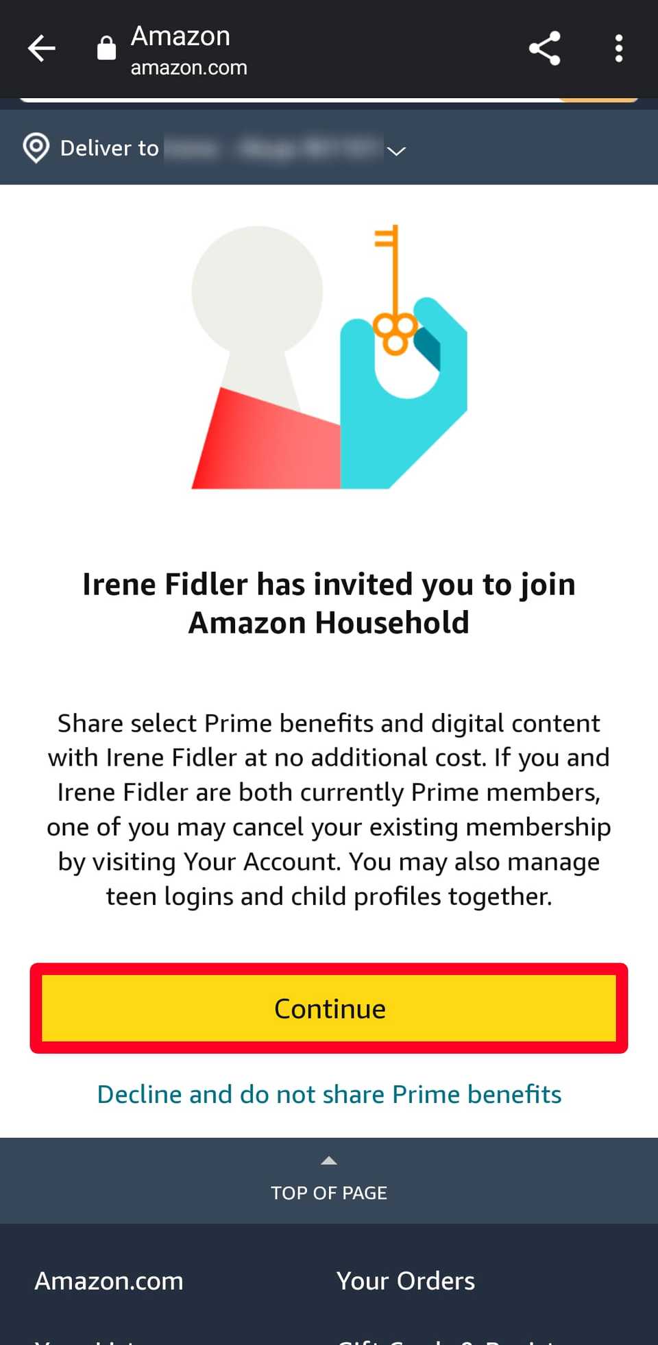 How to share your Amazon Prime account with your family or roommates